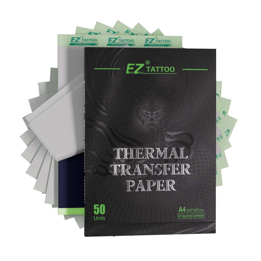 EZ Thermal Transfer Paper — Tattoo Stencil Paper(20/50pcs/8"x11") — EZ ...