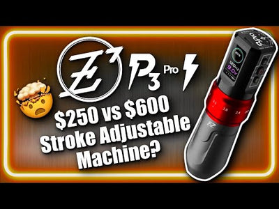 EZ P3 Pro Wireless Battery Tattoo Pen Machine — Six Options Adjustable ...